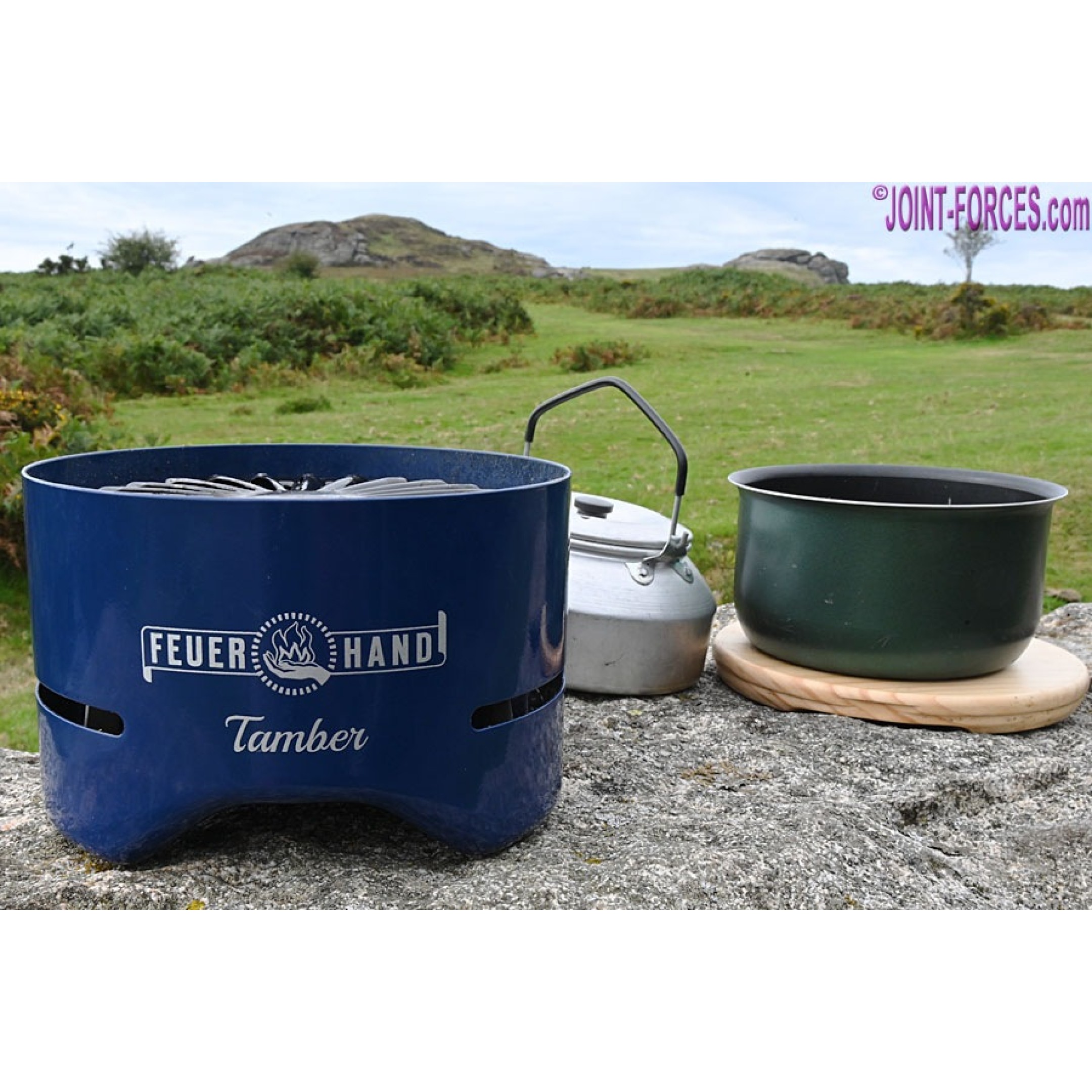 Tamber Stoni Rostilj Na Cumur -Plavi| Kamado BRAAI| Keramički roštilji